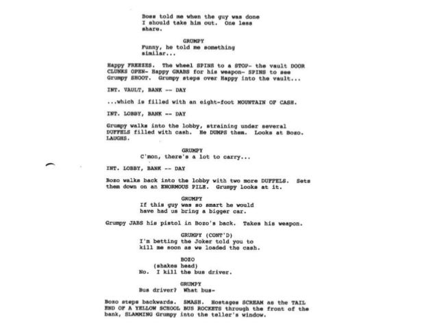 Screenwriting