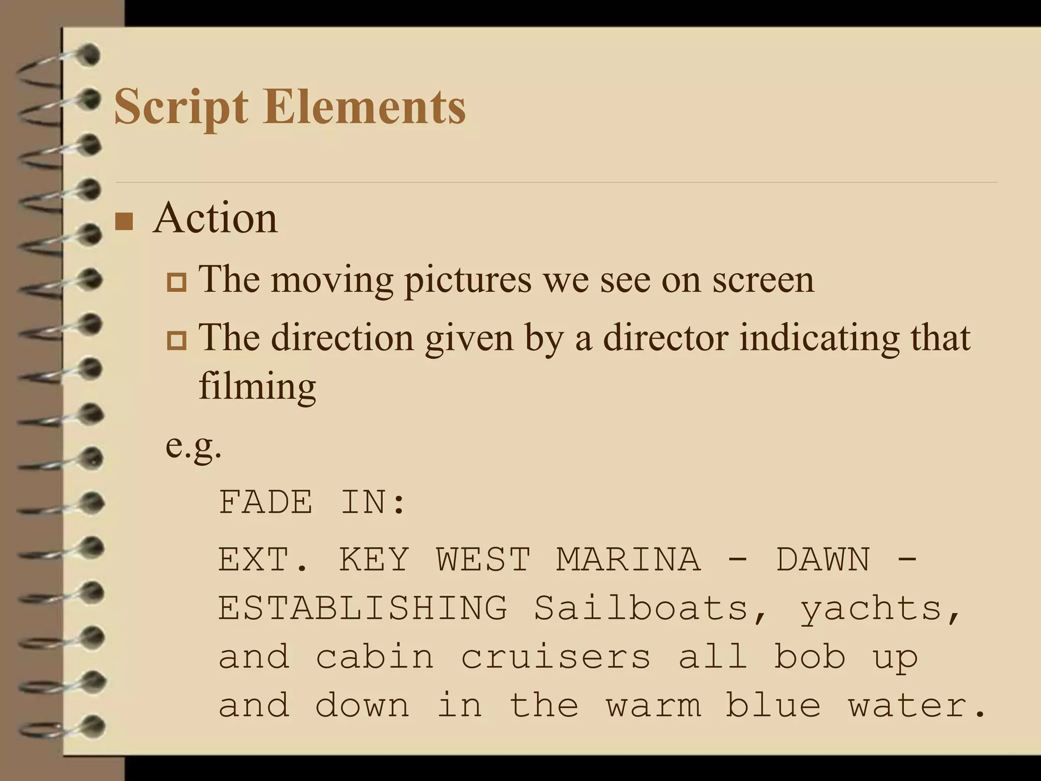 Screen writing | PPTX