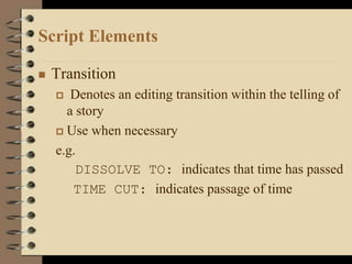 Screen writing | PPTX