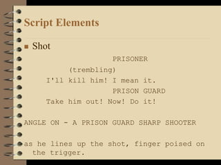 Screen writing | PPTX