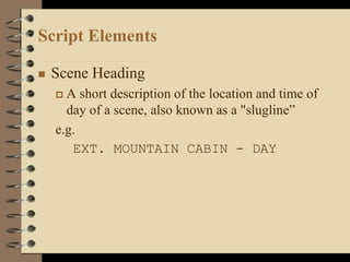 Screen writing | PPTX