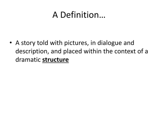 Screenwriting - Lesson 1 - Introduction | PPTX