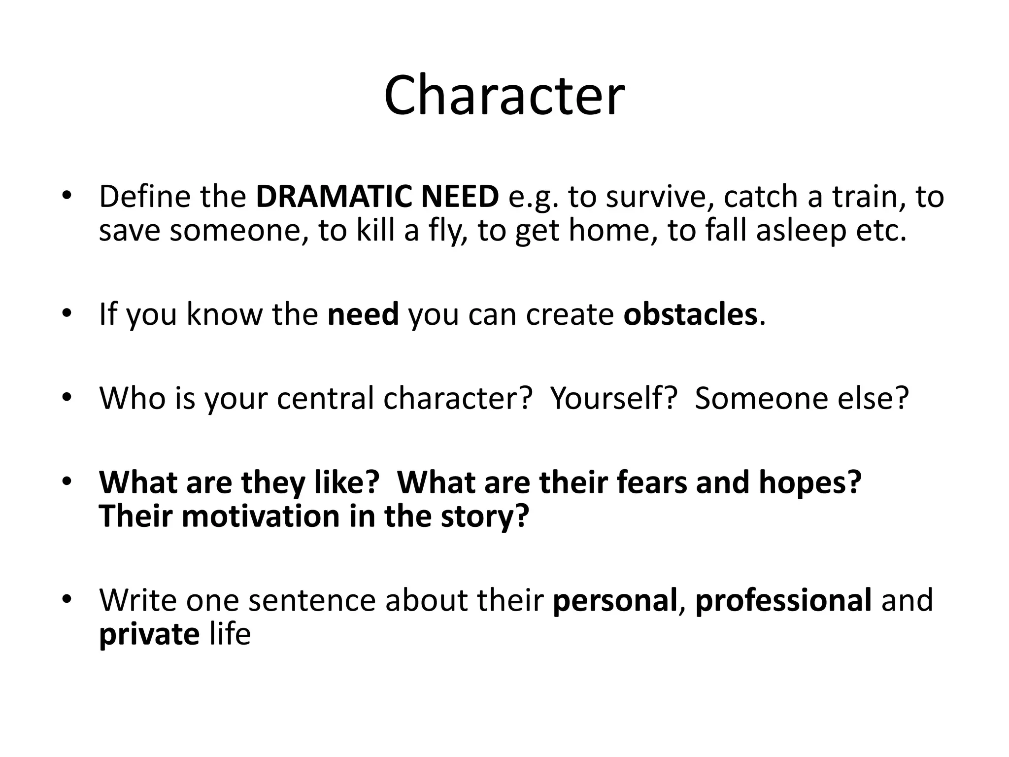 Lesson 3 - Subject & Character | PPTX