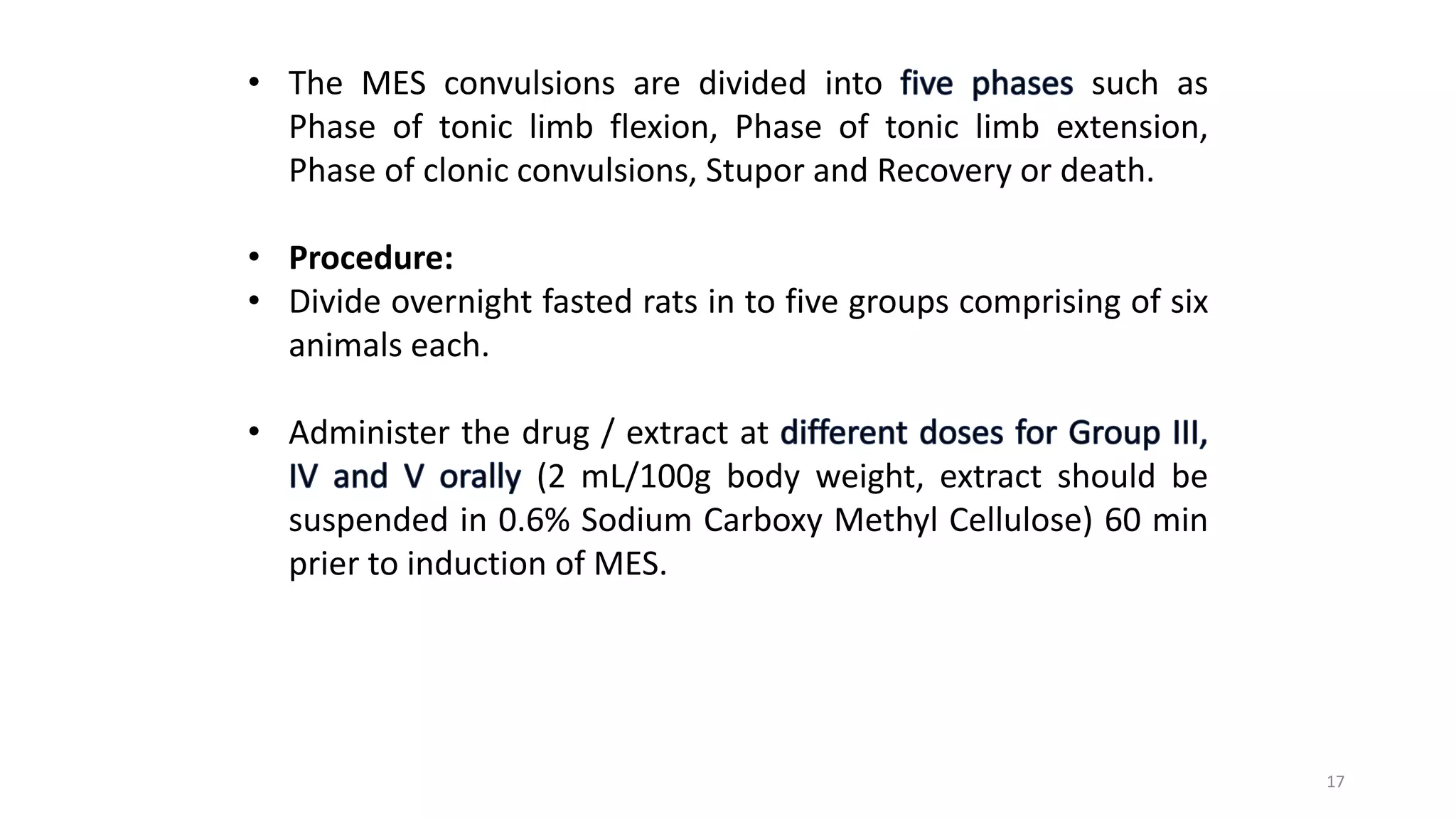 Screening models of antiepileptic and nootropic drugs | PPTX