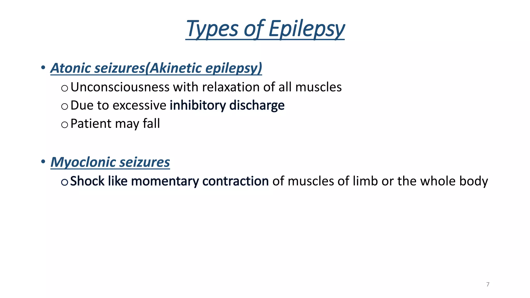 Screening models of antiepileptic and nootropic drugs | PPTX