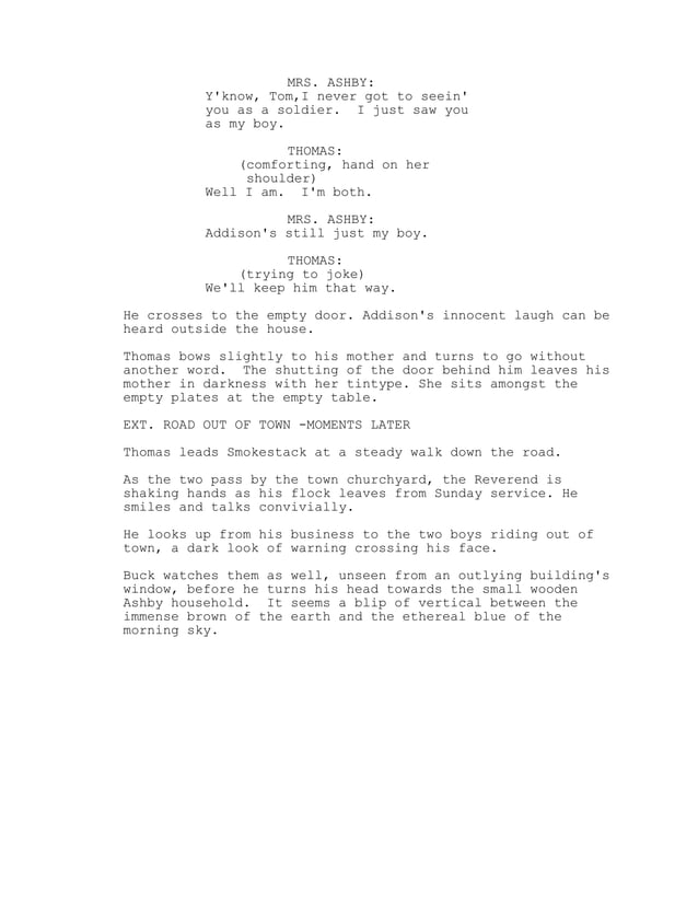 Postbellum Scene Excerpt | PDF