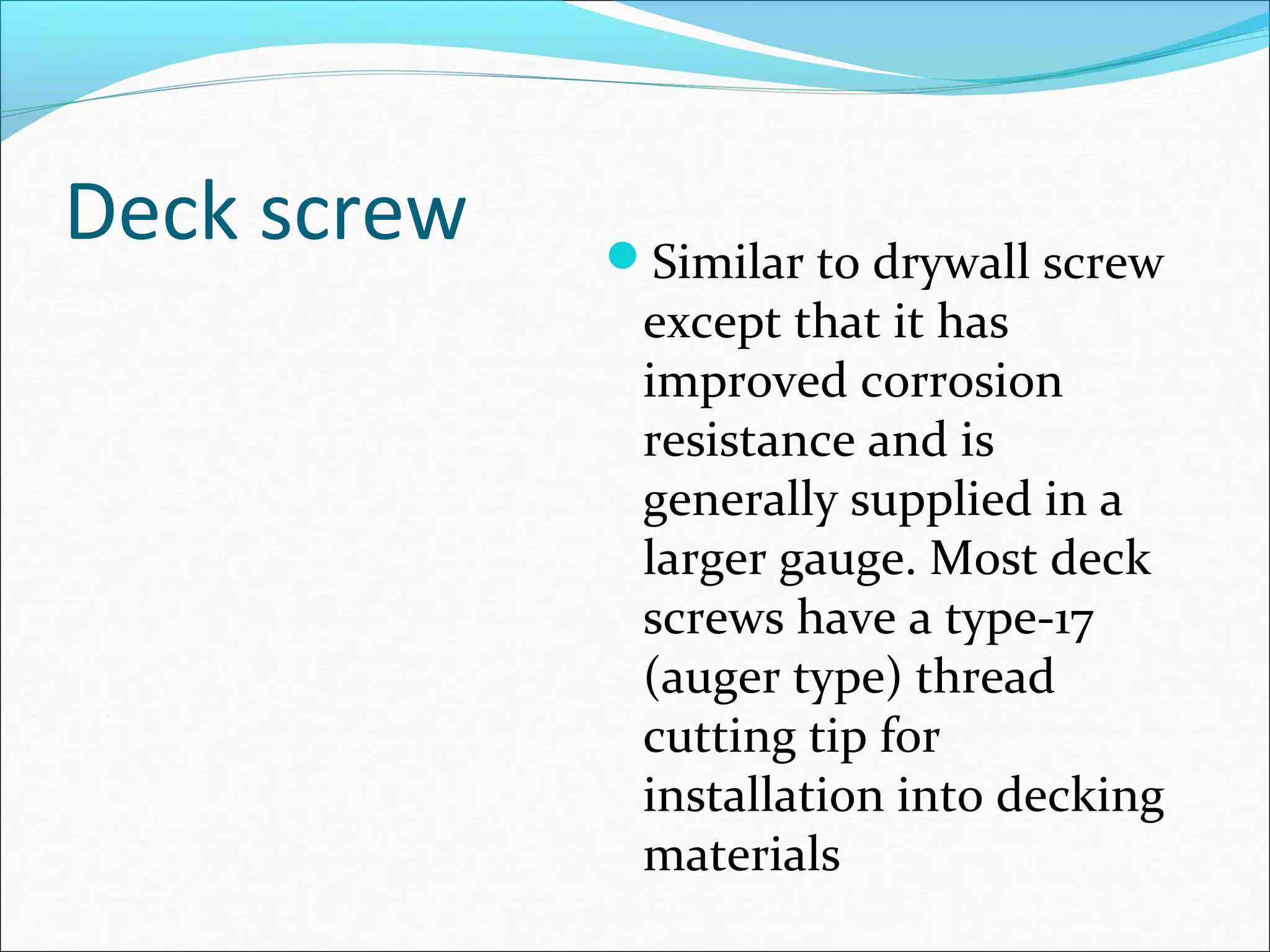 Screw | PPT