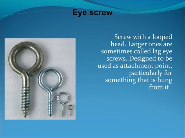 Screw | PPT | Woodworking | Arts and Crafts