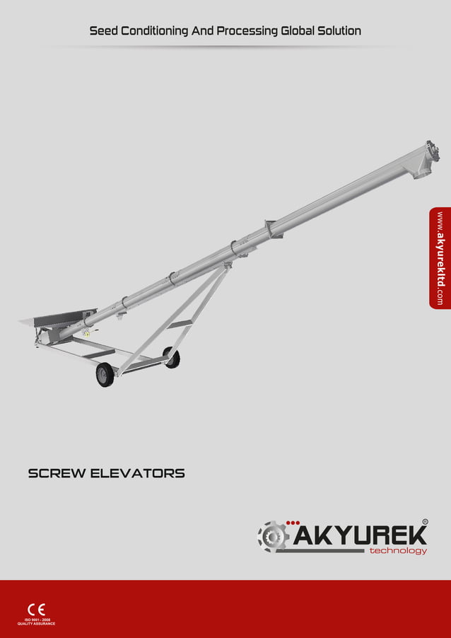 Screw elevator - Akyurek Technology | PDF