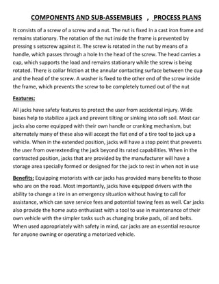 Screw jack | PDF