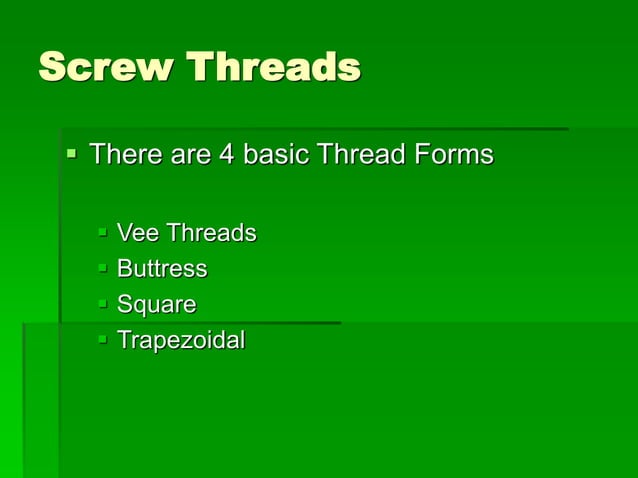 Screw Threads | PPT