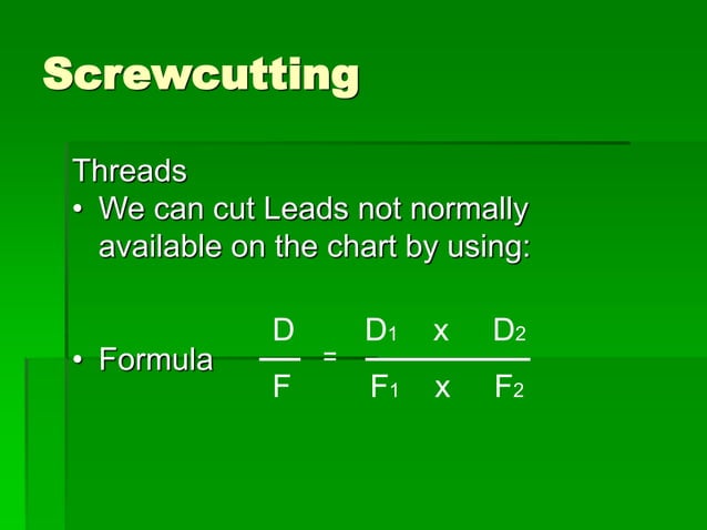 Screw Threads | PPT