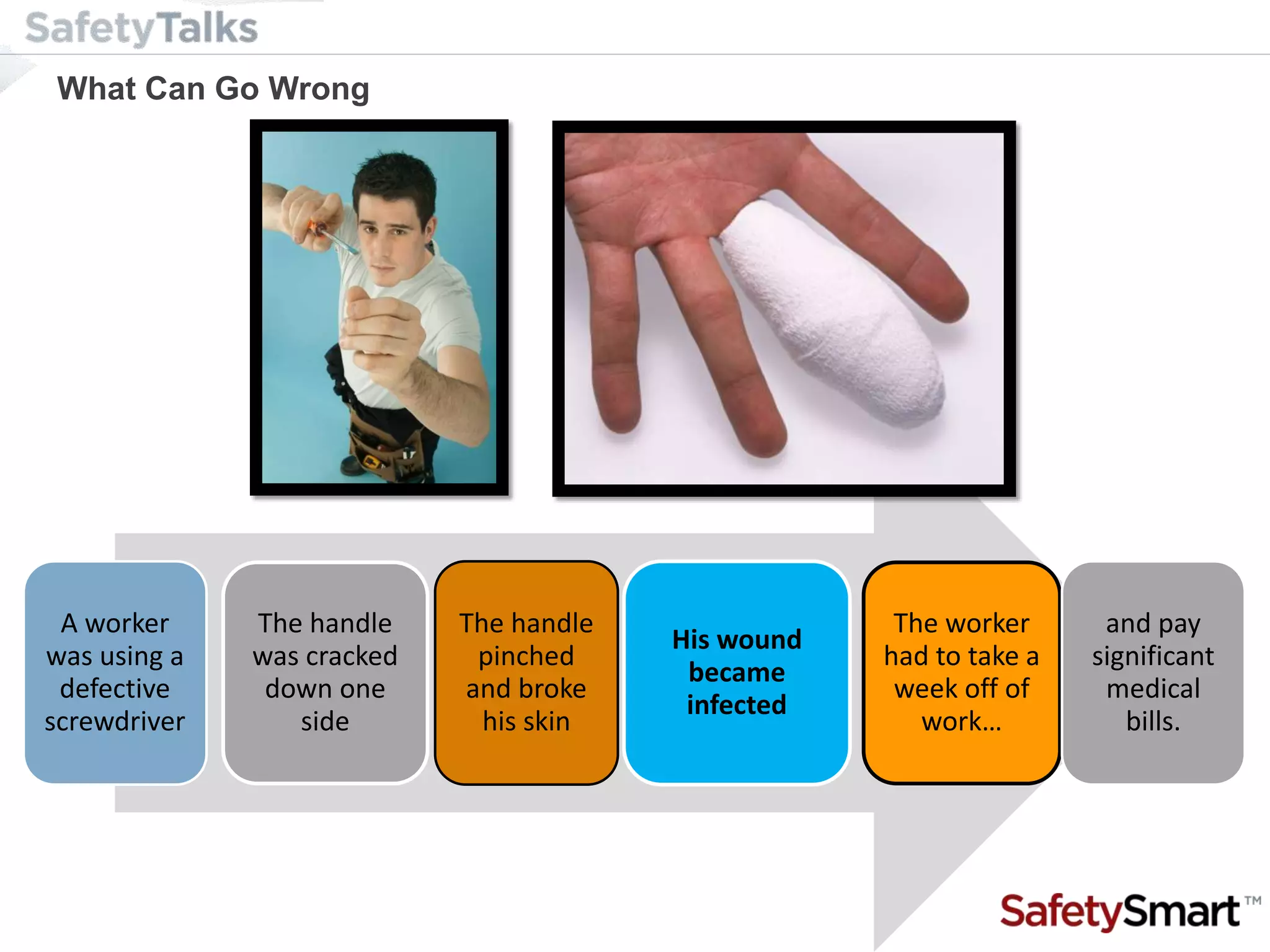 Screwdrivers are big drivers of injuries | PPT