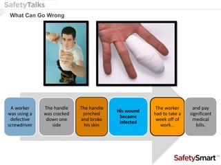 Screwdrivers are big drivers of injuries | PPT