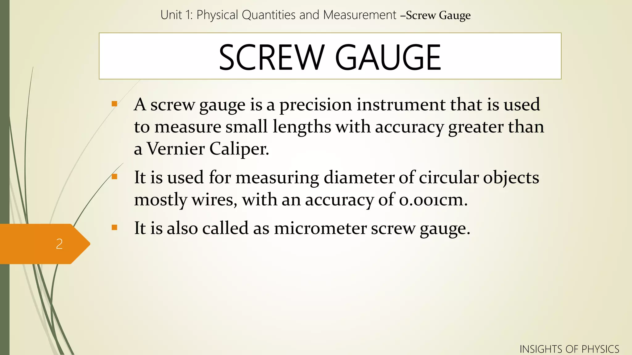 Screw gauge | PPTX