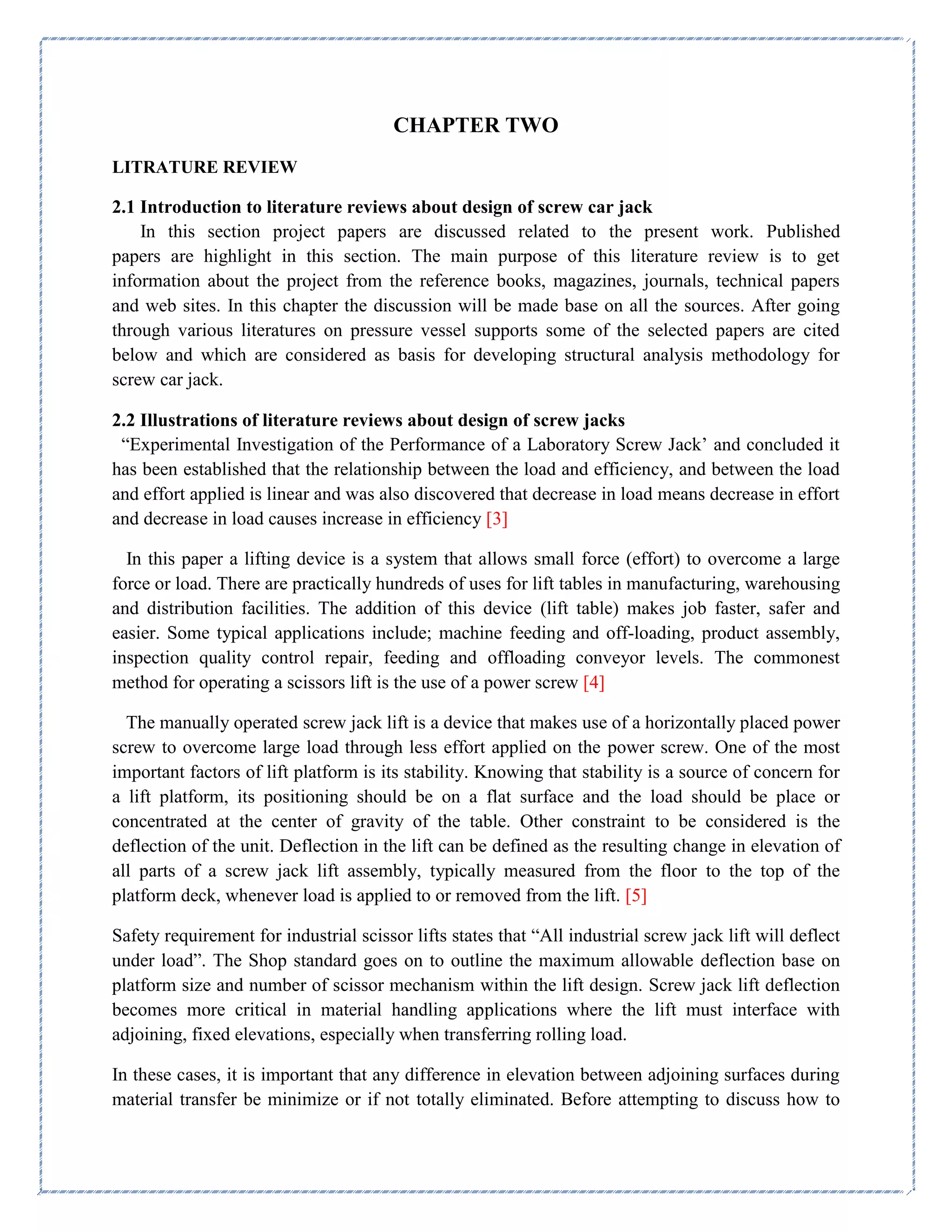 Screw jack project_1 | PDF