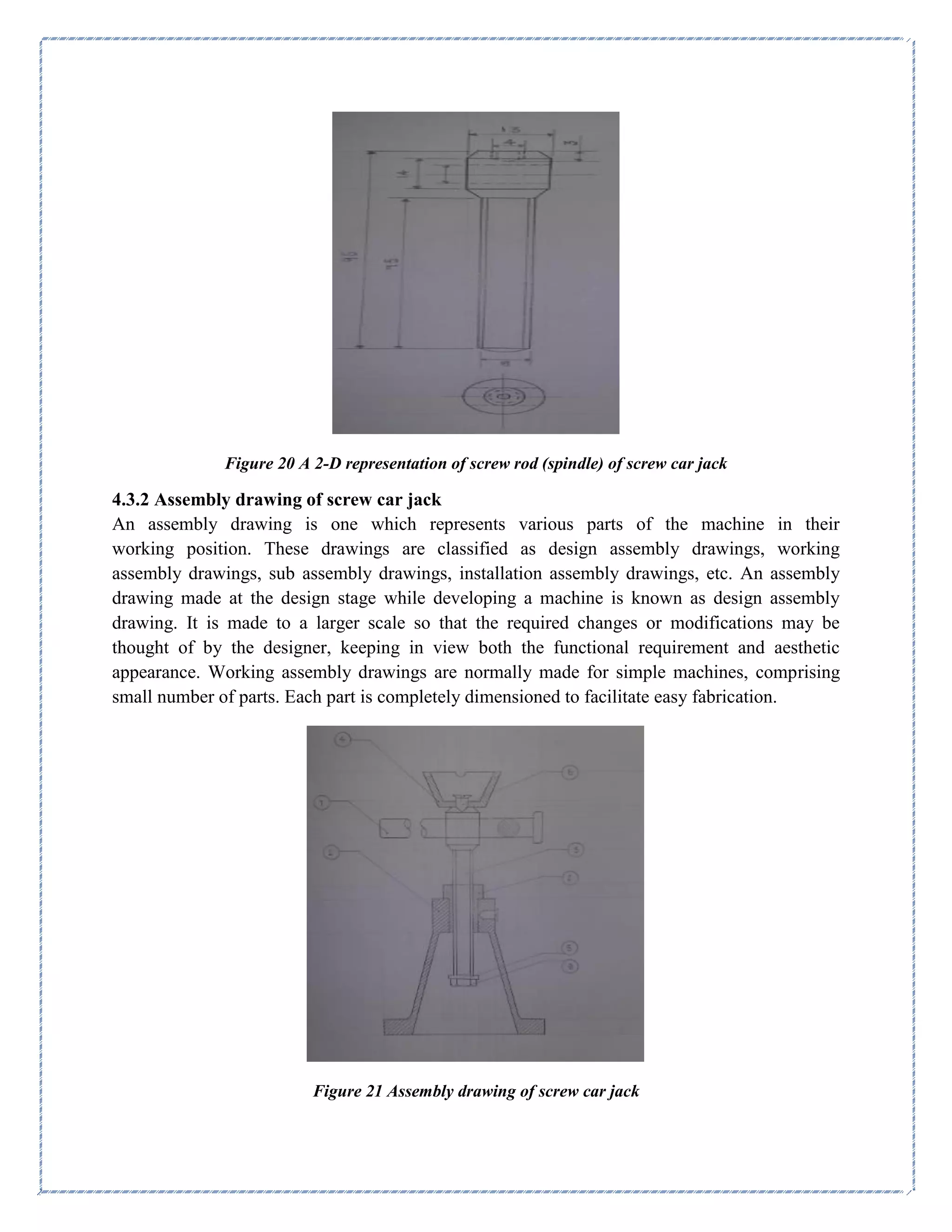 Screw jack project_1 | PDF