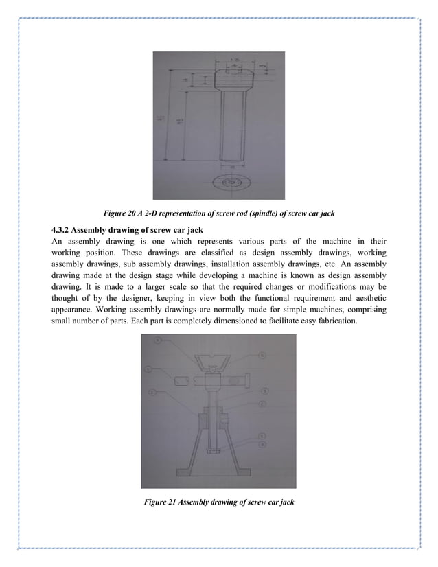 Screw jack project_1 | PDF