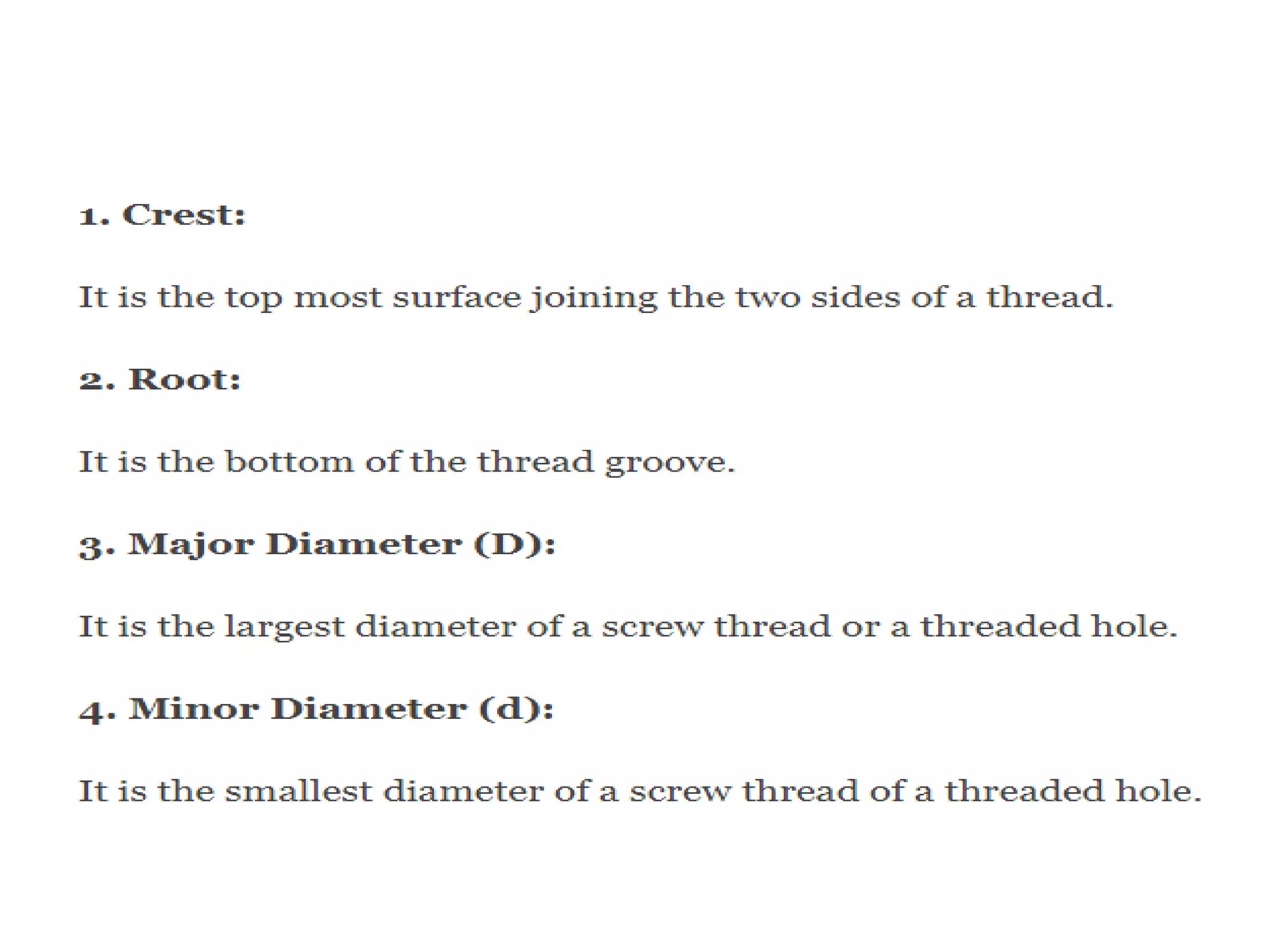 Screw metrology | PPTX