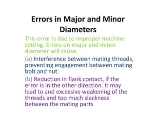 Screw metrology | PPT