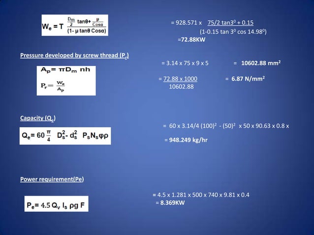 Screw press and its performance | PPTX | Physics | Science