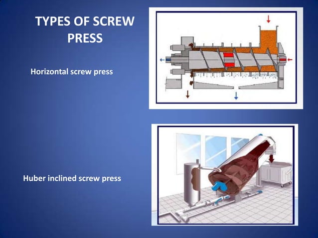 Screw press and its performance | PPTX | Physics | Science