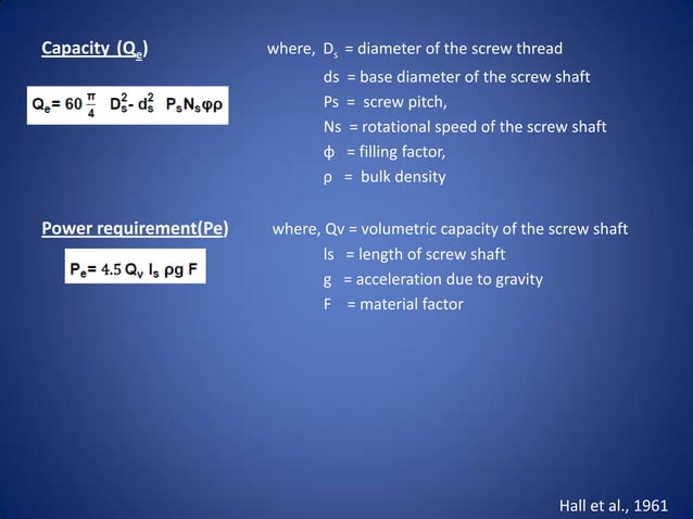 Screw press and its performance | PPTX | Physics | Science
