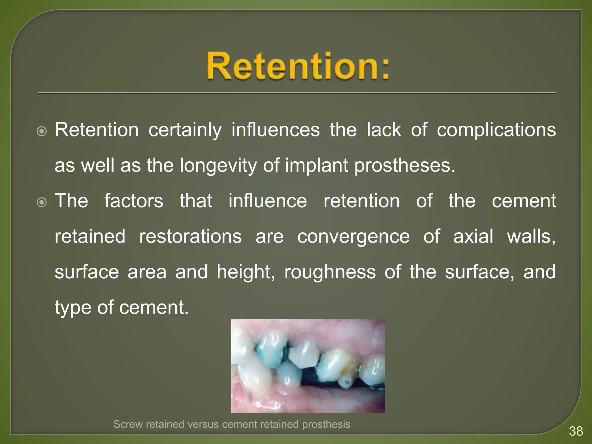 Screw retained vs cement retained prosthesis.pptx