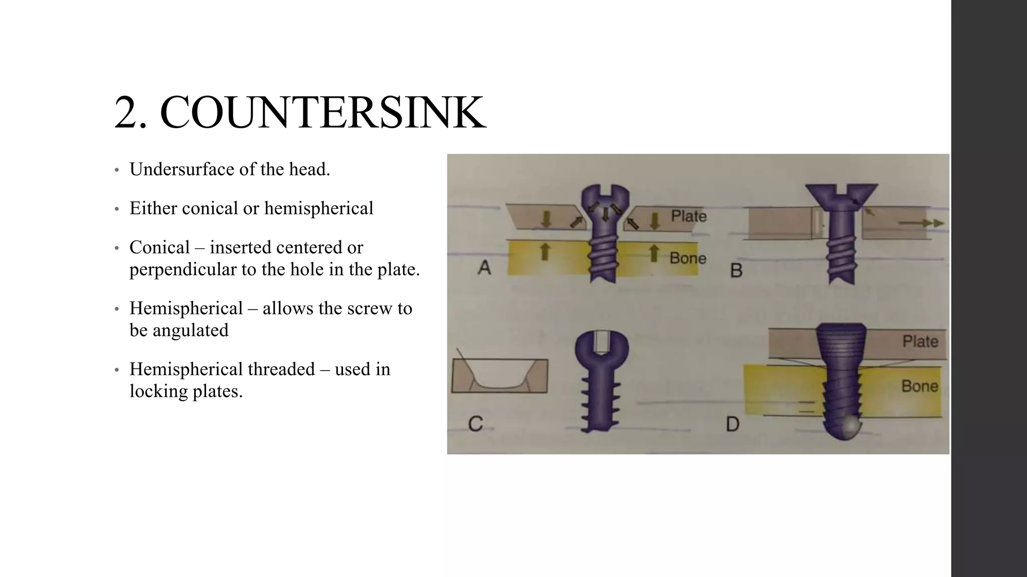 Screws in orthopedics | PPTX