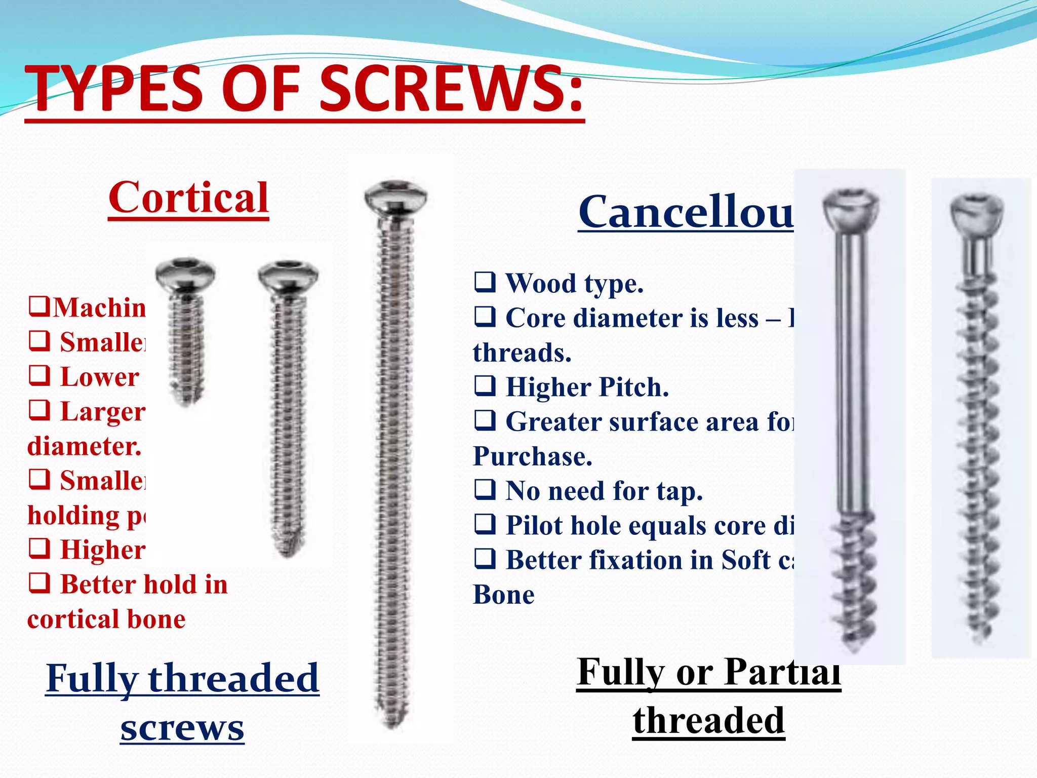 SCREWS in orthopaedic surgery.pptx