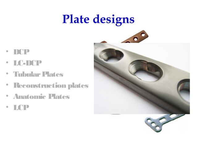 Screws and plates fixation | PPT