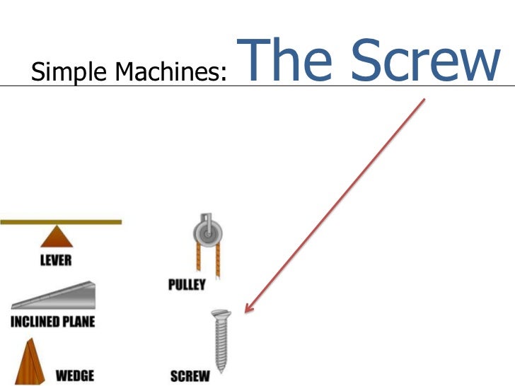 Simple Machine: The Screw