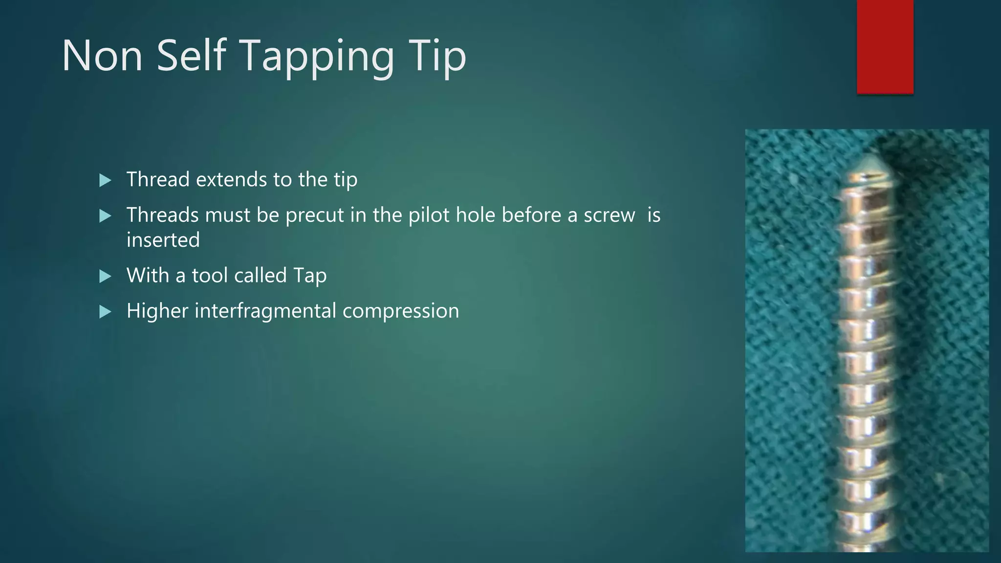 Basics of Screws in Orthopedics | PPTX