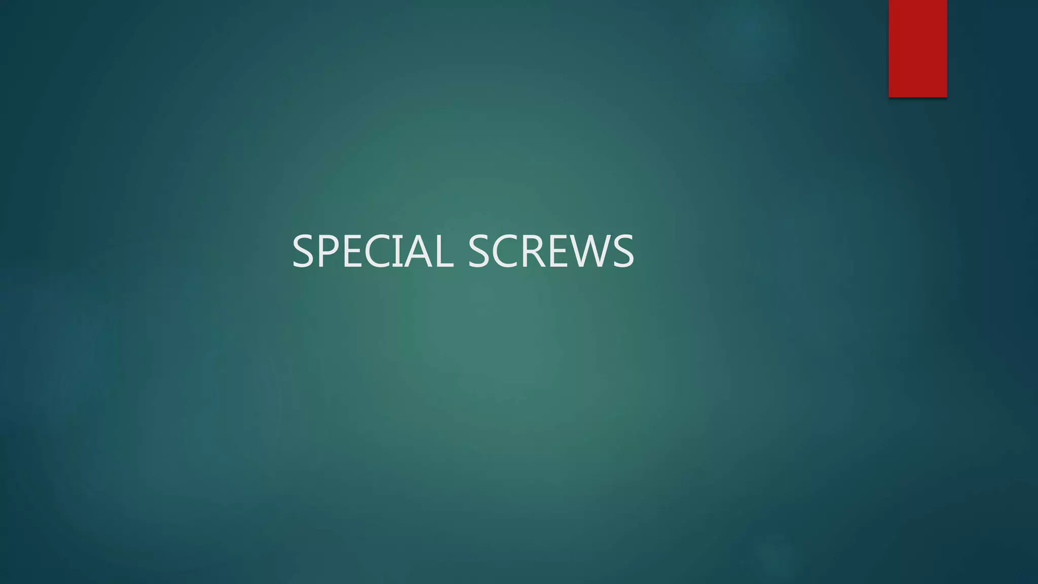 Basics of Screws in Orthopedics | PPTX