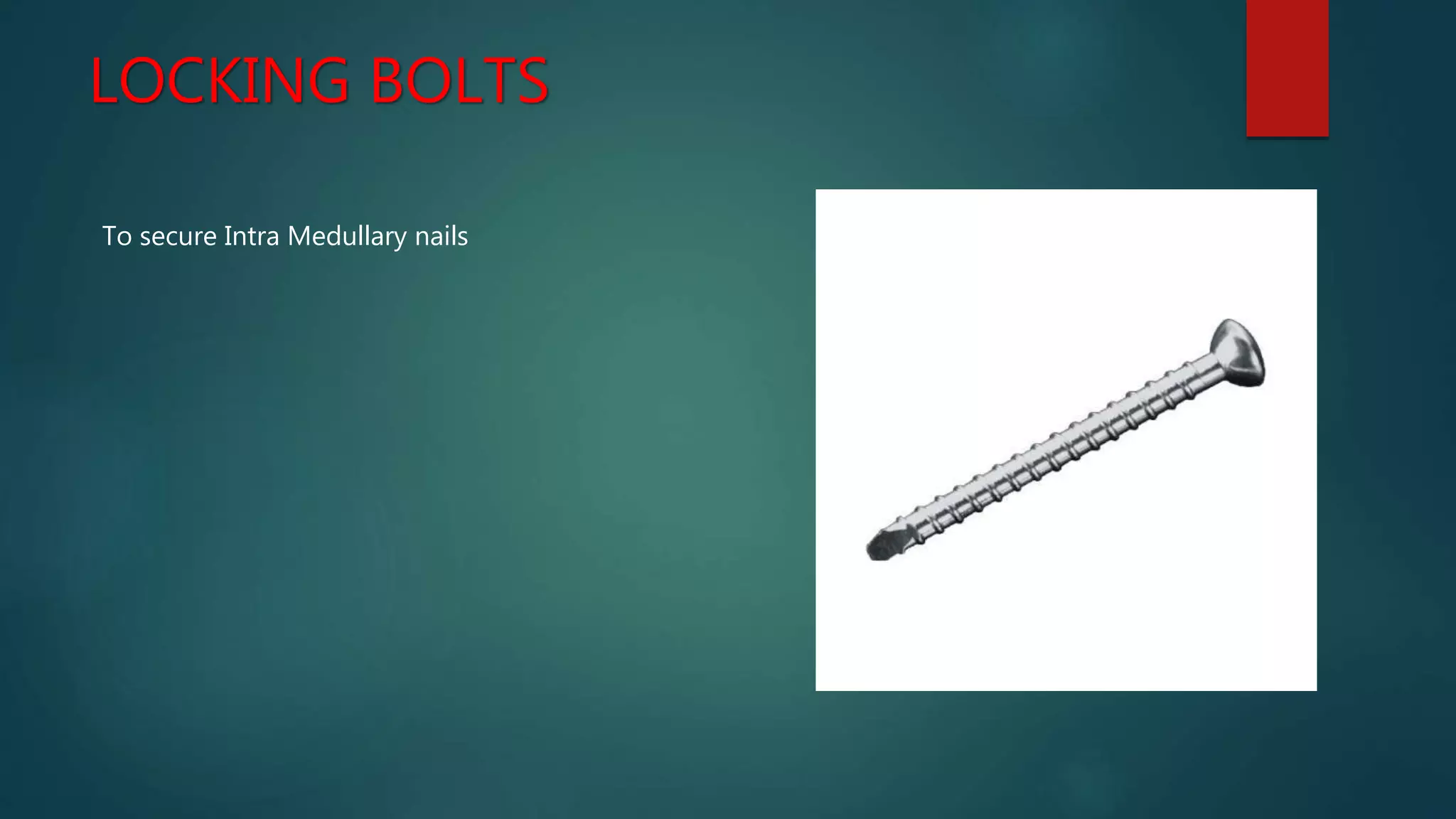 Basics of Screws in Orthopedics | PPTX