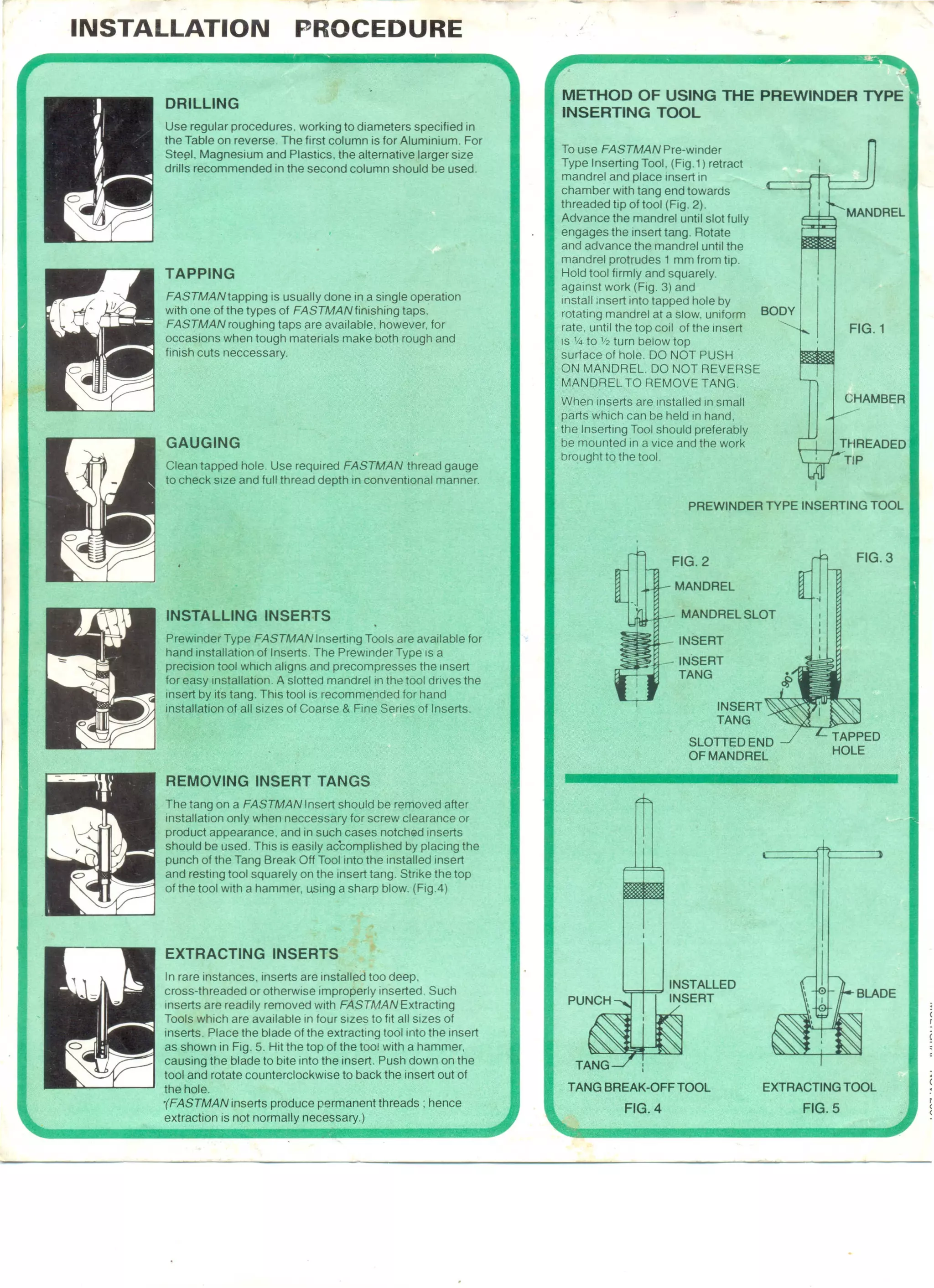 Screw thread inserts & tooling | PDF