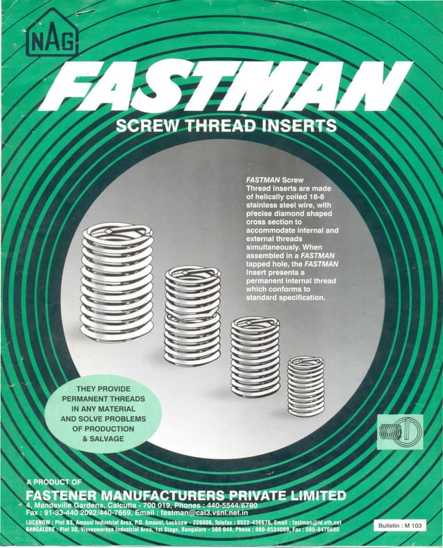Screw thread inserts & tooling | PDF