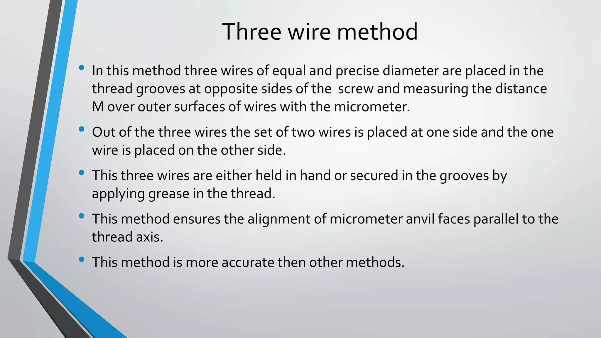 Screw thread measurement | PPTX