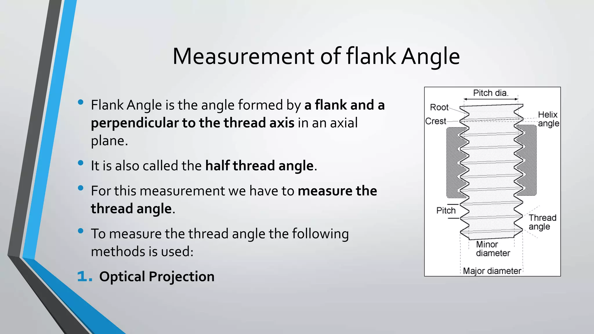 Screw thread measurement | PPTX
