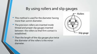 Screw thread measurement | PPTX