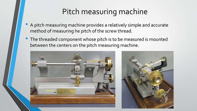 Screw thread measurement | PPTX | Needlework | Arts and Crafts