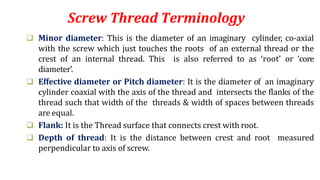Screw thread measurements | PPTX