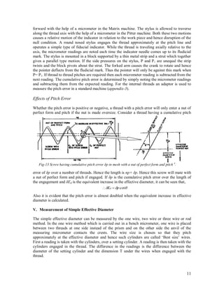 Screw threadreport | PDF