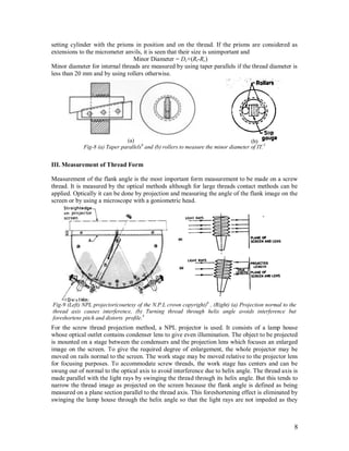 Screw threadreport | PDF