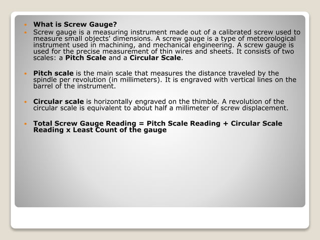 Screw Wire Guage Screw Wire GuageWIRING CHAPTER.pptx