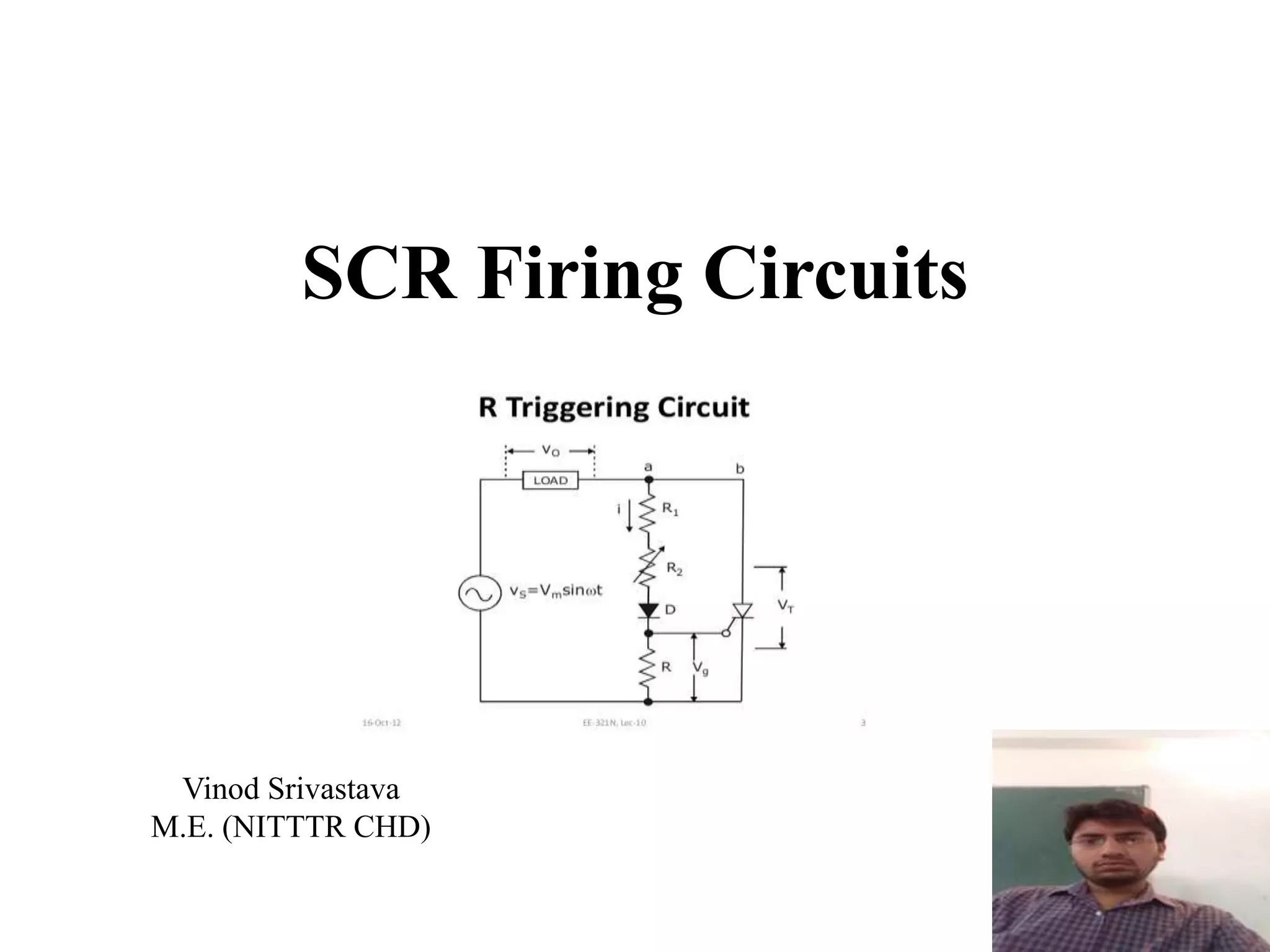 Scr firing circuits | PPTX