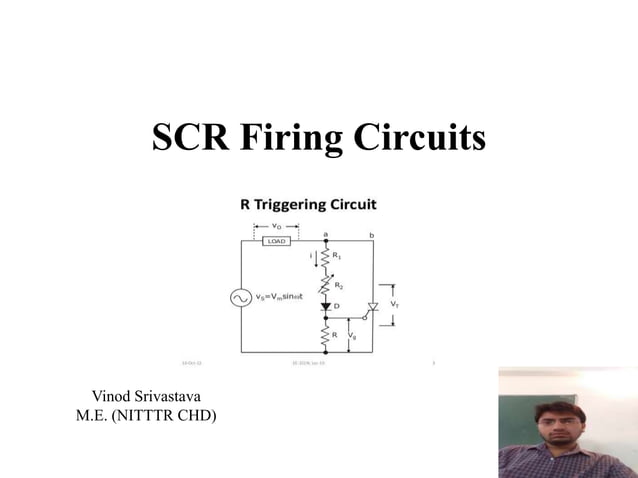 Scr firing circuits | PPTX | Consumer Electronics | Technology & Computing