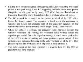 Scr firing circuits | PPTX