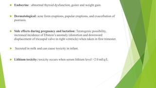 lithium toxicity | PPTX