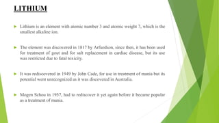 lithium toxicity | PPTX
